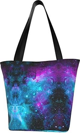 AOOEDM Universe Deep Space Tote Bag Femmes Capacit&eacute; &Eacute;paule &Eacute;picerie Sacs