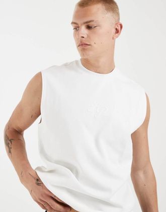 Aape By A Bathing Ape Aape by A Bathing Ape - Veste sans manches ample - Blanc