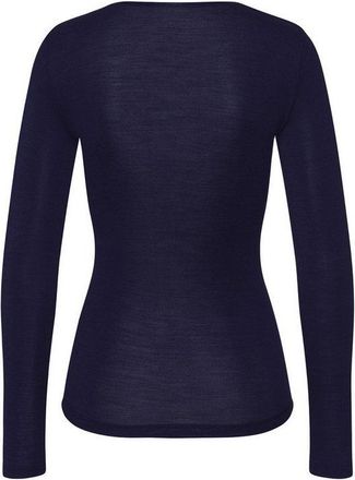 Hanro Longsleeve Woolen Silk unterhemd unterzieh-shirt &auml;rmellos