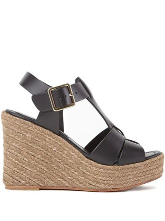 Paloma Barceló sandales compensées Alison 100 mm - Black