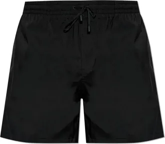 Balmain Homme, Maillots de bain, Noir, Taille: XL Drawstring Swim Shorts