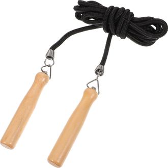 Cabilock Parliky Sportliches Fitness Springseil mit Holzgriff Robustes Seilspringen f&uuml;r Hause und Outdoor Rutschfester Griff Langlebiges Polypropylen Seil f&uuml;r 
