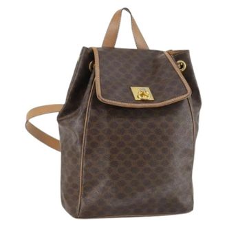 Celine Pre-owned Vintage Lederrucksack - - Pre-owned - Damen - Braun - ONE SIZE