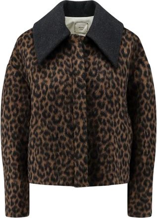 Alysi Cropped Wolljacke - - Jackets - Damen - Mehrfarbig - M