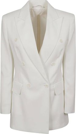 Max Mara Femme, Vestes, Blanc, Taille: 38 FR Pagella Blazer