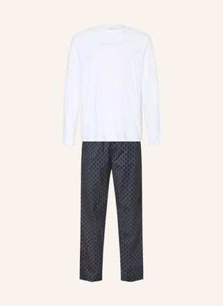 Calvin Klein Schlafanzug Cotton Poplin weiss