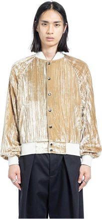 Ann Demeulemeester Esko Bomber in Froiss&eacute; Velvet