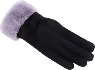 Generic Gants dhiver pour femme avec doublure en polaire chaude pour &eacute;cran tactile - Gants thermiques pour femme - Moufles pour femmes et filles - Cadeaux pou