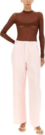Not After Ten Crossbar Design Bodysuit - Brown