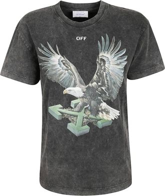 Off-white Femme, Tops, Multicolore, Taille: 42 FR Eagle Arrow 90s Skate S/S Uni