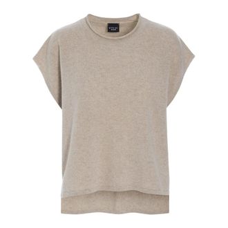 Bitte Kai Rand Femme, Pulls, Beige, Taille: 38 FR Tricot ras du cou