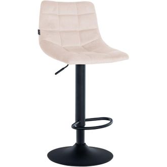 Clp Barhocker Jerry Samt beige schwarz