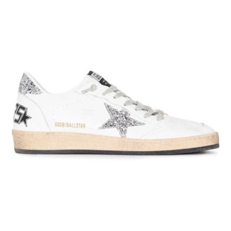 Golden Goose Femme, Chaussures, Blanc, Taille: 39 EU Baskets Ballstar Blanc Argent