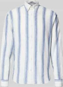 GANT Regular Fit Freizeithemd aus Leinen-Baumwoll-Mix mit Kentkragen