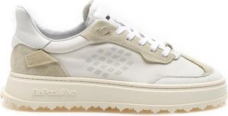 Bepositive Low-Top Sneaker - Cuprace Wing - Leather + Suede Sneakers - Gr. 36 (EU) - in Grau - f&uuml;r Damen