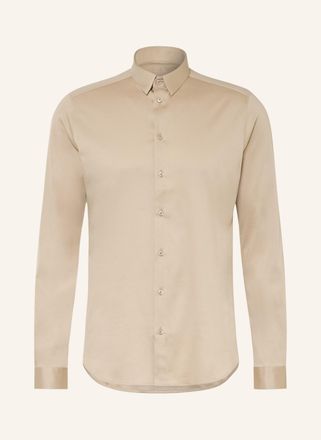 Mos Mosh Mos Mosh Gallery Jerseyhemd Marco Extra Slim Fit beige