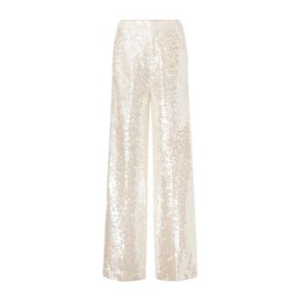 Philosophy di Lorenzo Serafini Femme, Pantalons, Blanc, Taille: 40 FR Pantalon en polyester stretch