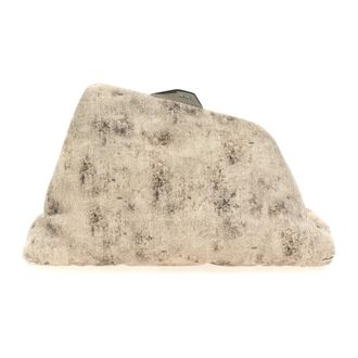 The Attico Day Off Nappa Clutch - - Bags - Damen - Grau - ONE SIZE