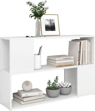 Les Tendances Biblioth&egrave;que Blanc 100x24x63