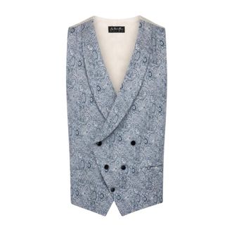 Luigi Bianchi Mantova Suit Vests - - Suits - Herren - Blau - 3XL