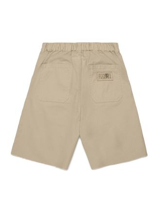 Maison Margiela Cotton Bermuda Shorts - Beige