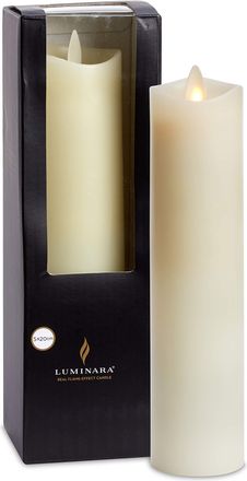 Luminara LED-Kerze Flame in Motion Mini-Stumpenkerze, elfenbein, 5cm &Oslash; x 21cm