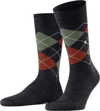 Burlington Edinburgh Melange M So laine fantaisie 1 paire, Chaussettes Homme, Bleu Jeans Melange 6274, 40-46