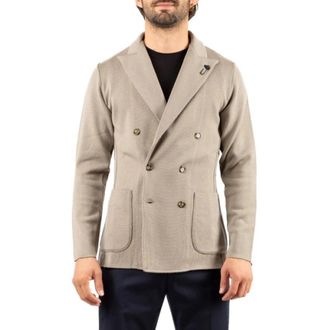 Lardini Giacca Maglia - - Jackets - Herren - Beige - XL