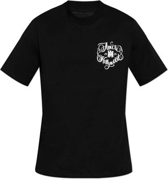 Amiri Homme, Tops, Noir, Taille: M Hollywood Tee