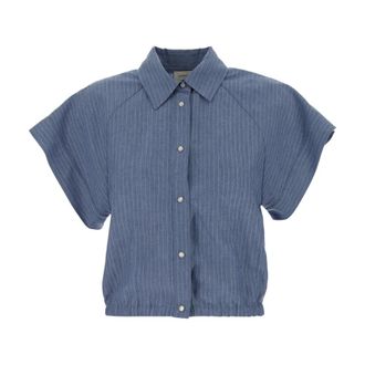 Jacob Cohen Camicia Maniche Corte Raglan - - Blouses & Shirts - Damen - Blau - S