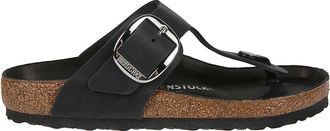 Birkenstock Femme, Chaussures, Noir, Taille: 37 EU Gizeh Big Buckle Flip Flop