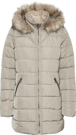 Vero Moda Damen Vmliv Jacket Kurzmantel, Oatmeal, 38