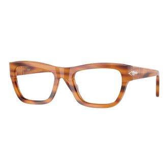 Persol unisex, Accessoires, Brun, Taille: 53 MM Lunettes &Eacute;l&eacute;gantes en Couleur Marron