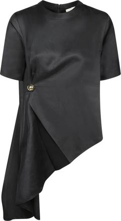 Loulou Studio Femme, Blouses et Chemises, Noir, Taille: 36 FR Blouses