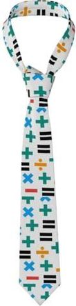 Generic Cravates Homme Symbole Math&eacute;matique &Eacute;troit Cravates &Eacute;l&eacute;gant Cravate Pour Remise De Dipl&ocirc;me &Eacute;v&eacute;nements Accessoires