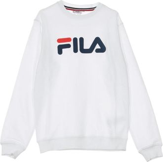 Fila Wei&szlig;er Crewneck Sweatshirt Langarm - - Sweatshirts & Hoodies - Herren - Wei&szlig; - S