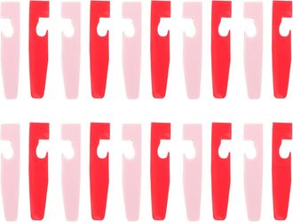 DOITOOL Supvox 40 St&uuml;ck Selbstklebende Overlock N&auml;hfu&szlig;auflagen aus Kunststoff Verschlei&szlig;festes N&auml;hfu&szlig;polster f&uuml;r Pr&auml;zises Rutschfreies N&auml;hen Kompatibel mit Ov