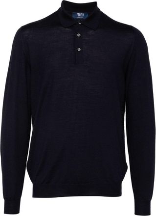 Fedeli Klassisches Poloshirt - Blau