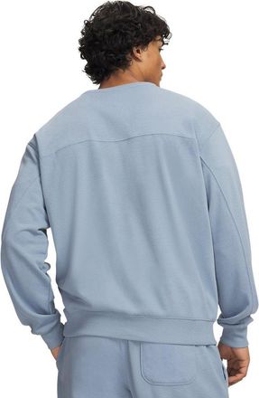 Under Armour Sweatshirt UA RIVAL LW CREW lockere Oversized-Passform, f&uuml;r Sportmode und aktive Freizeit