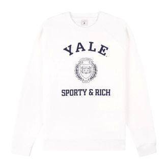 Sporty & Rich Damen, Sweatshirts & Hoodies, Wei&szlig;, XSGr&ouml;&szlig;e