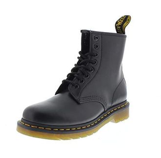 Dr. Martens 8 oeillets, Rangers Femme, Verni Noir Verni, 40 EU