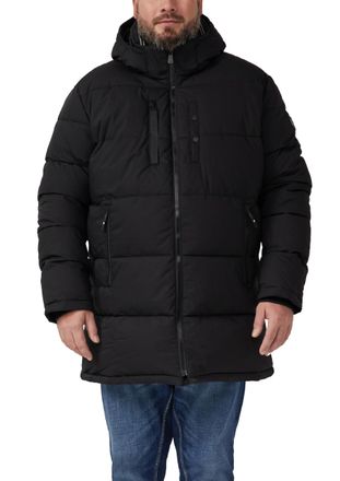 s.Oliver Wasserabweisende Pufferjacke mit abnehmbarer Kapuze und sportiven Details