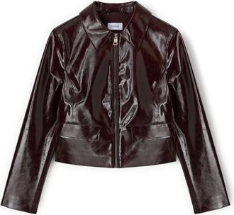 Motivi Femme, Vestes, Rouge, Taille: 42 FR Veste Courte en Tissu Brillant