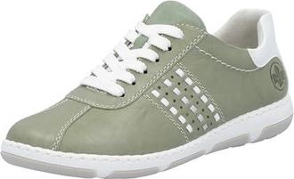 Rieker Femme 42408 Chaussures à Lacets, Vert, 38 EU