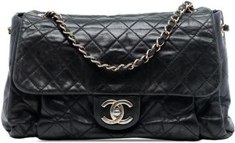 Chanel Hobo Bags - Large Aged Calfskin Chic Quilt Flap - Gr. unisize - in Schwarz - f&uuml;r Damen