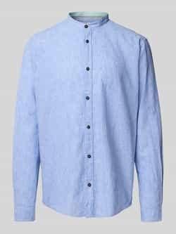 Tom Tailor Regular Fit Freizeithemd aus Leinen-Baumwoll-Mix