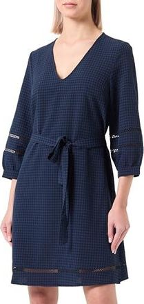 Vero Moda Vmkarin Jill Robe Courte 3/4 WVN GA, Blazer Bleu Marine, M Femme
