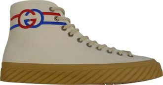 Gucci Low-Top Sneaker - Sneakers alte in canvas - Gr. UK_6_5 - in Beige - für Damen