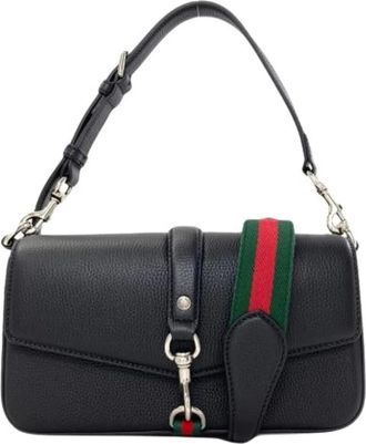 Gucci Sac bandouli&egrave;re vintage Pre-owned - Femme - Pre-owned - Noir - Taille: ONE Size