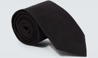 Prada Krawatte aus Seidensatin